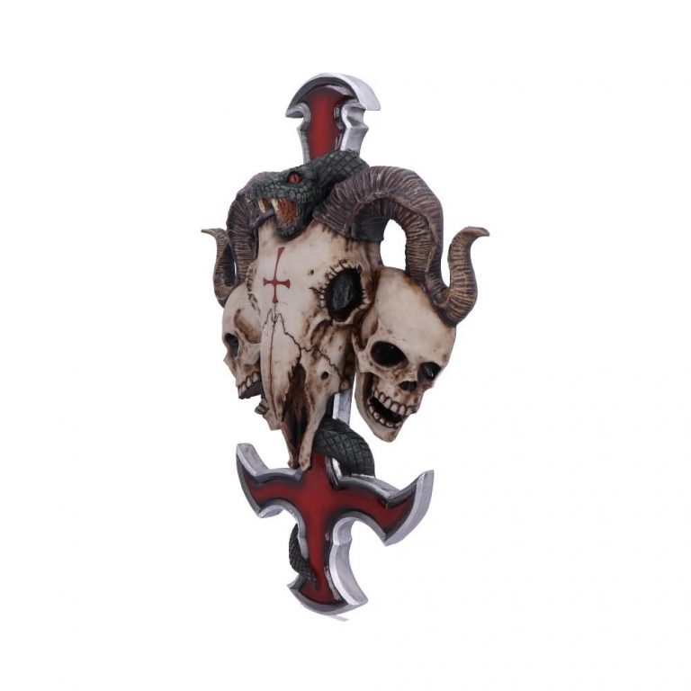Devils Cross Wall Plaque 30.5cm | Fantasy&Gothic Giftware